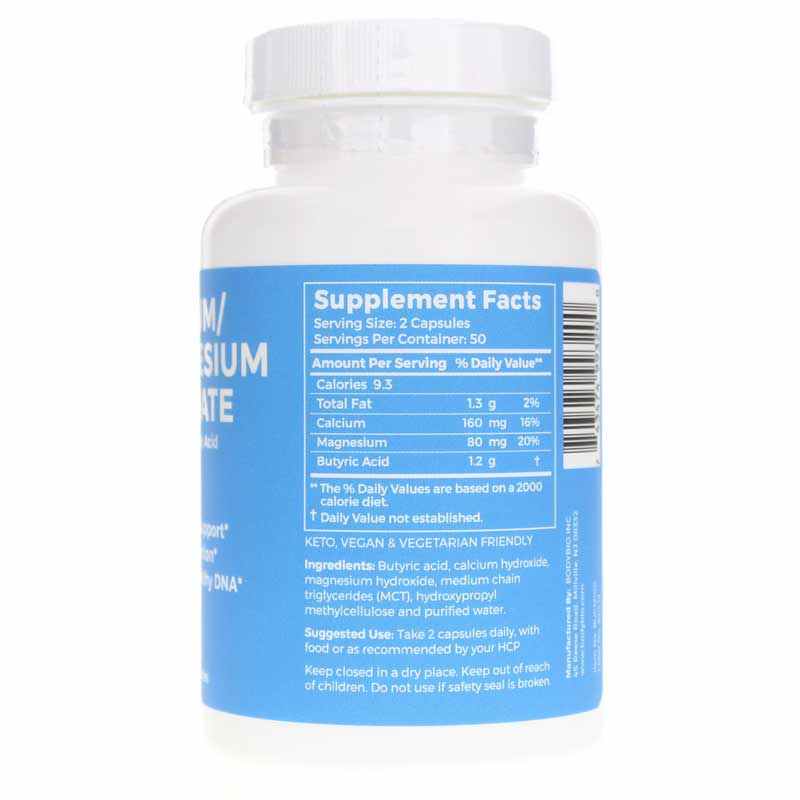 Calcium/Magnesium Butyrate - 100 Capsules – IMMUNITY HEALTH CENTER